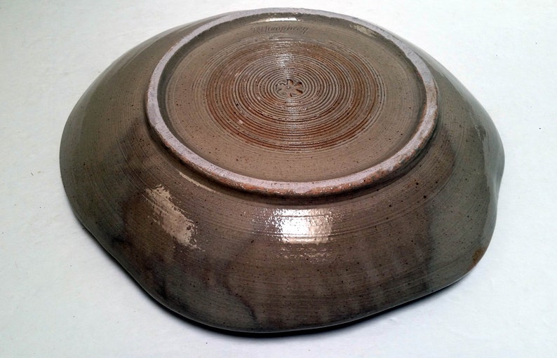 Handbuilt Shallow Ceramic BOWL Celadon Glaze Fruit Bowl Art - Etsy