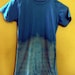 Muted TYE-DYE Fitted T Shirt Turquoise Blue and Light - Etsy