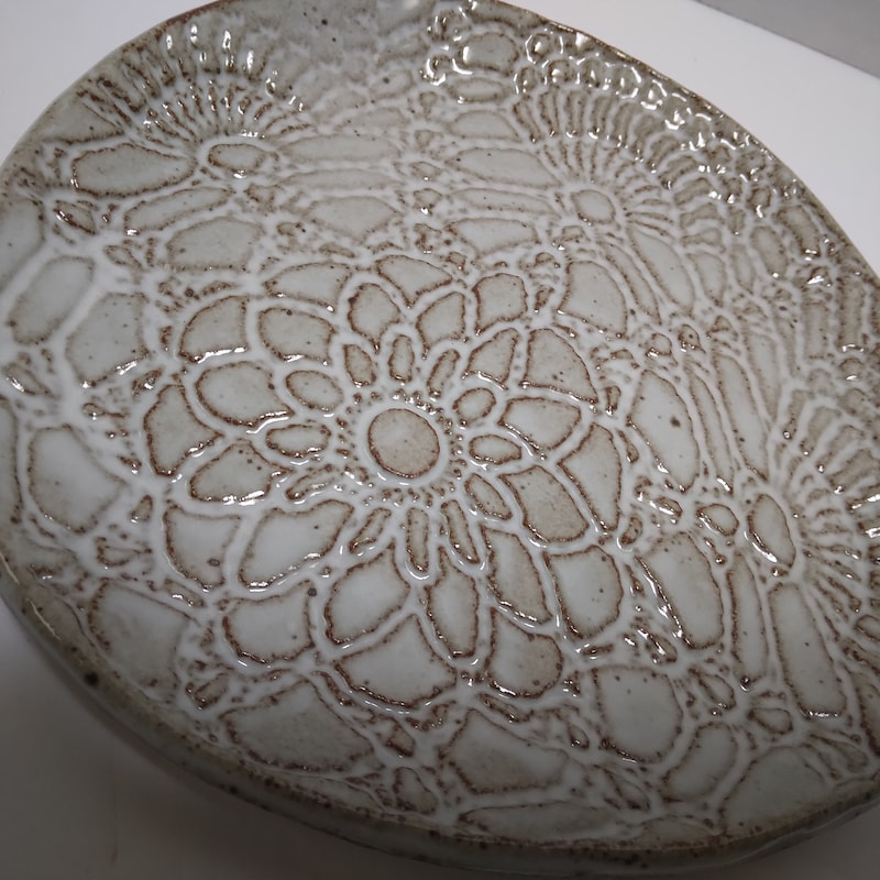 Lace Impression Ceramic - Etsy
