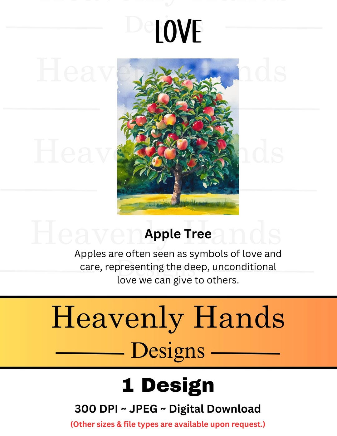 Fruit of the Spirit | Apple Tree | Printable Christian Wall Art ...