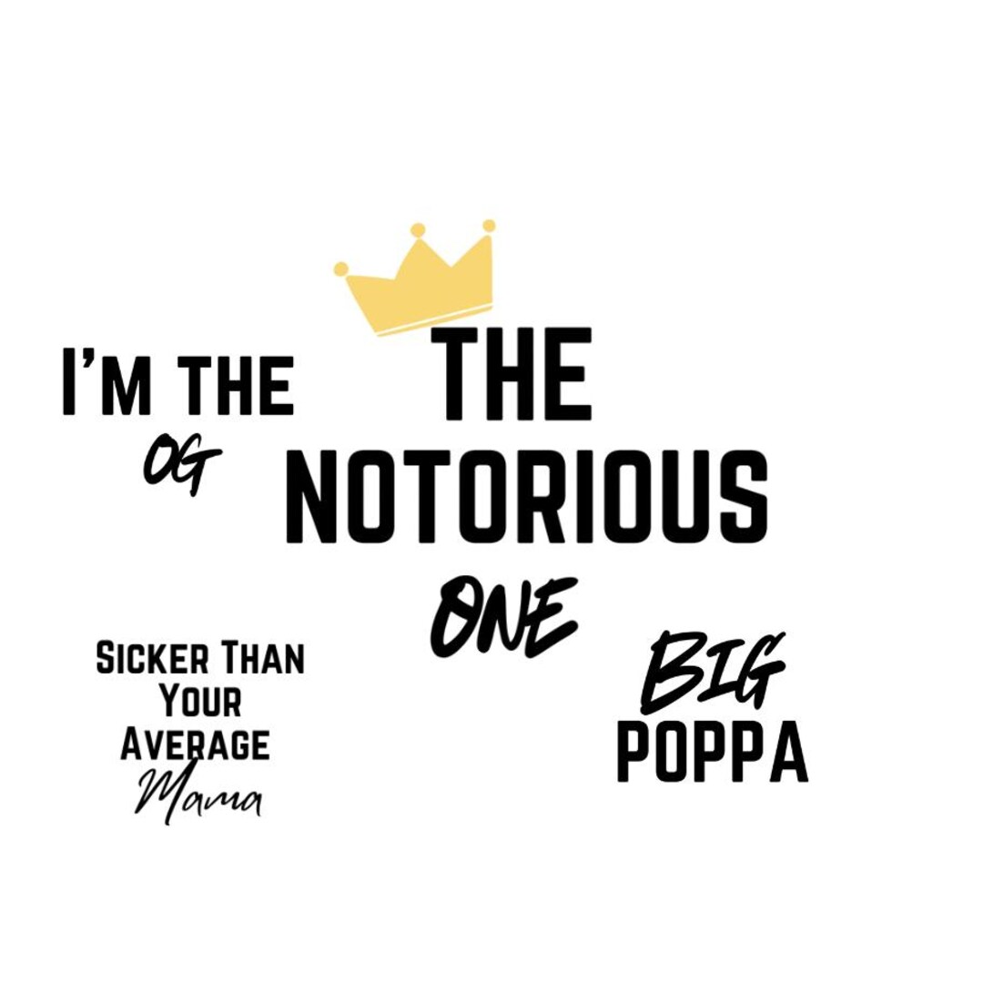 Notorious One Birthday Bundle, First Birthday Theme - Etsy