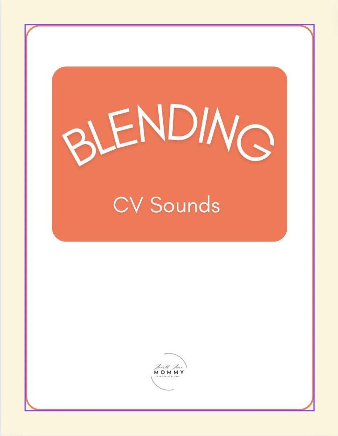 Blending CV Sounds - Reading Practice Packet - Etsy