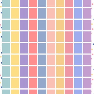 Colorful Pastel Hundreds Chart - Etsy