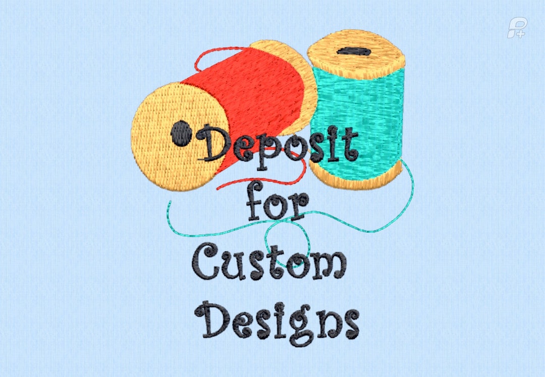 Deposit for Custom Embroidery Design - Etsy