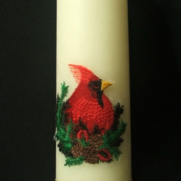 Cardinal Candle - Etsy