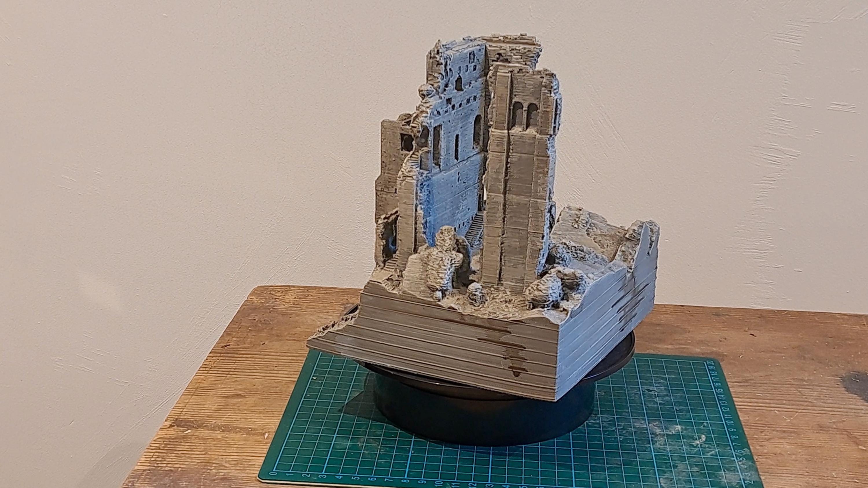 Corfe Castle 3D Printed Model - A Historical Masterpiece in High ...