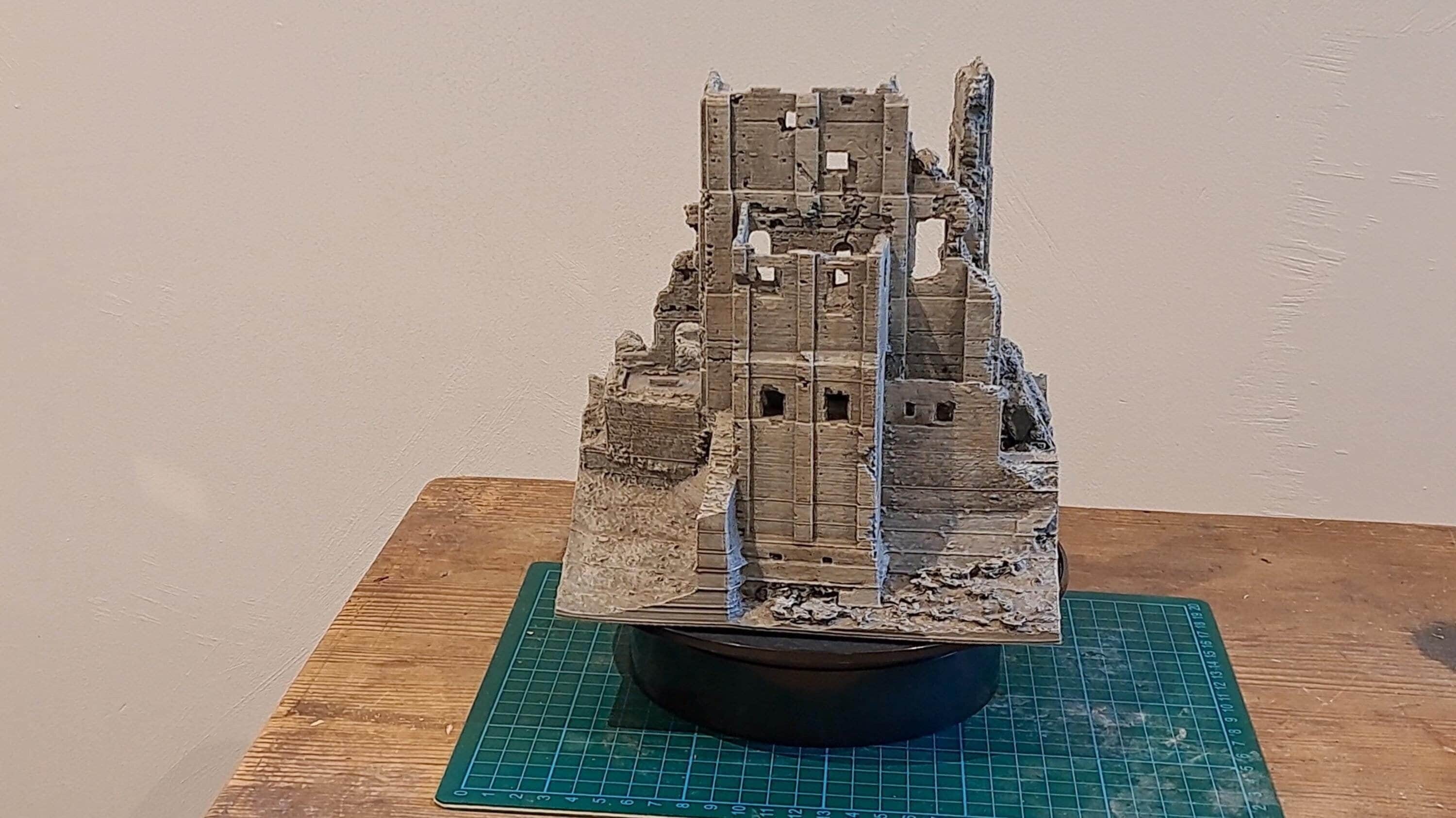 Corfe Castle 3D Printed Model - A Historical Masterpiece in High ...