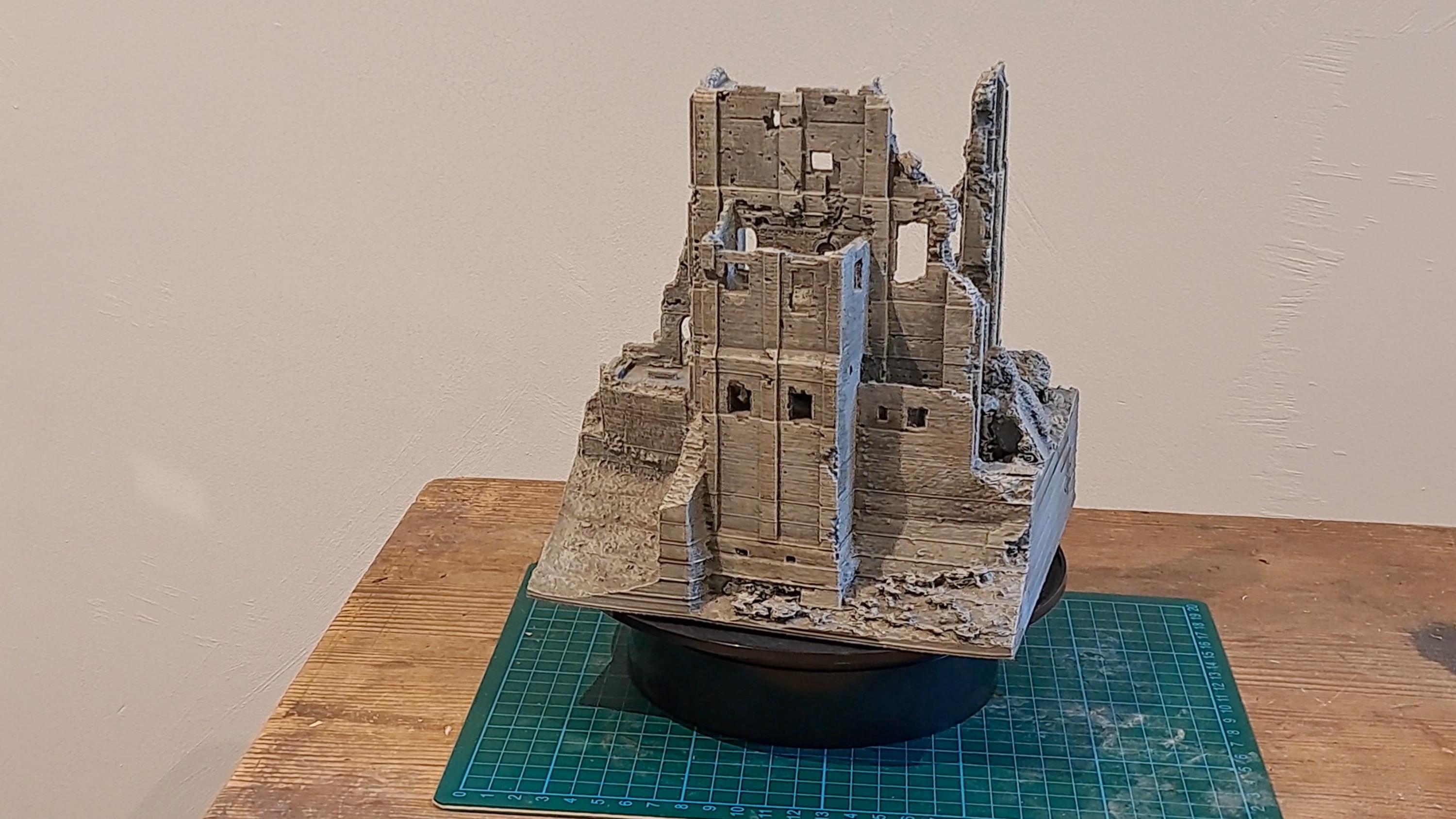 Corfe Castle 3D Printed Model - A Historical Masterpiece in High ...