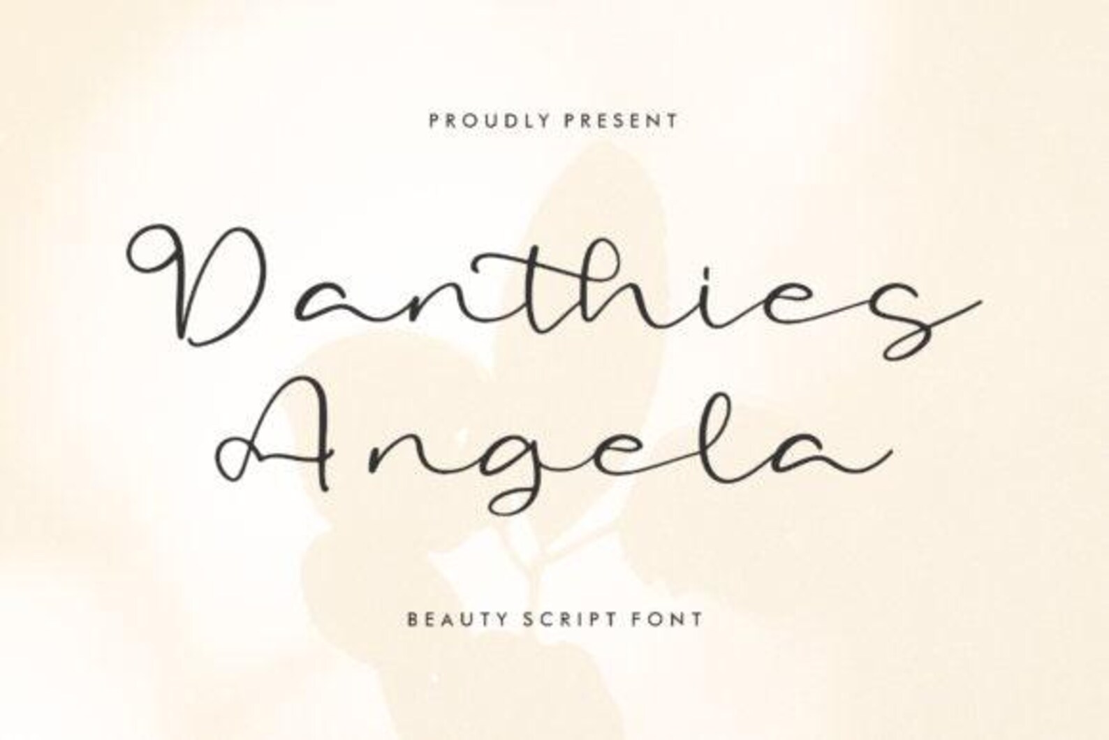 Danthies Angela Font, Display Font, Retro Font, Vintage Font ...