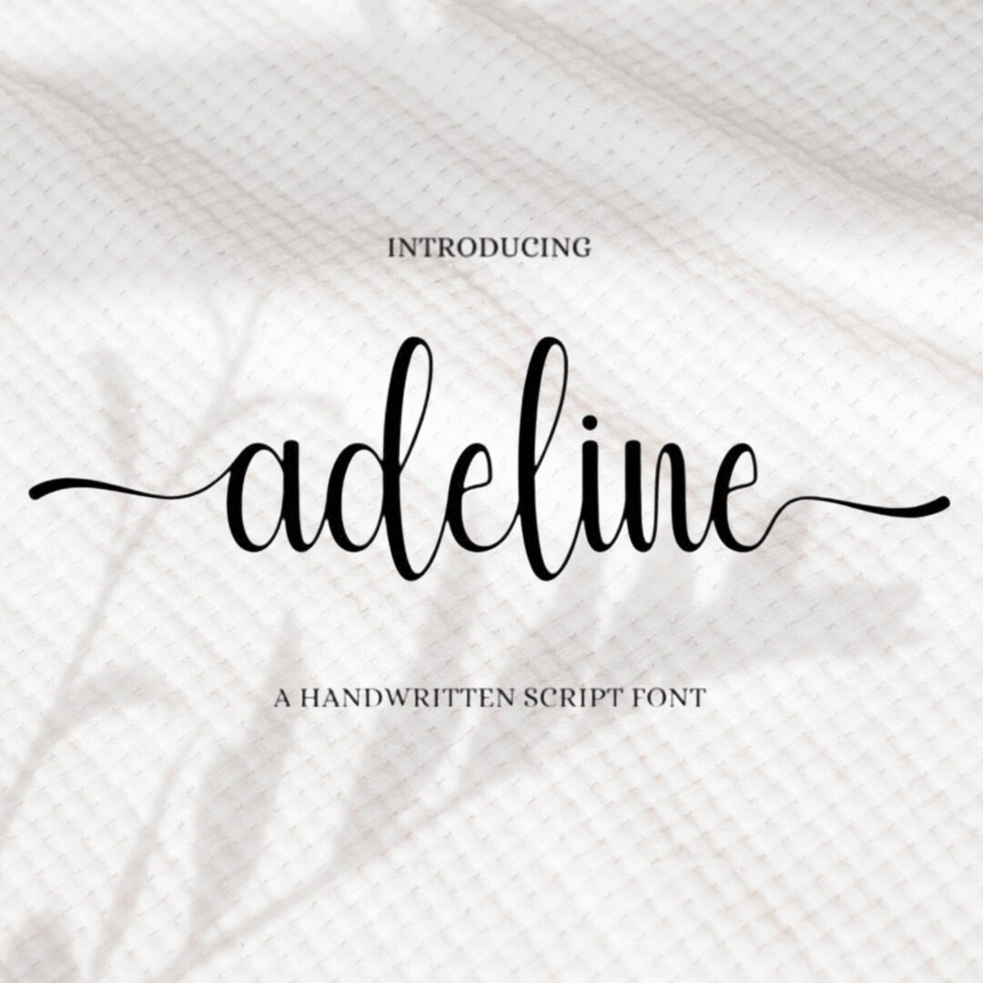 Adeline Font,cricut Fonts, Fonts for Cricut, Bubbly Font, Girly Font ...