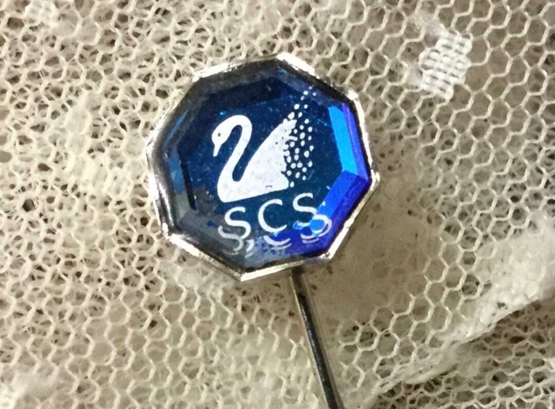 Vintage SCS SWAROVSKI Crystal Society Membership Stick Pin - Etsy