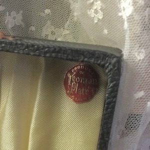 Signed Yeoman Plate EPNS Made in England Monogrammed WDS Christening ...