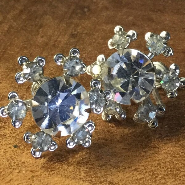 Rhinestone Snowflake - Etsy