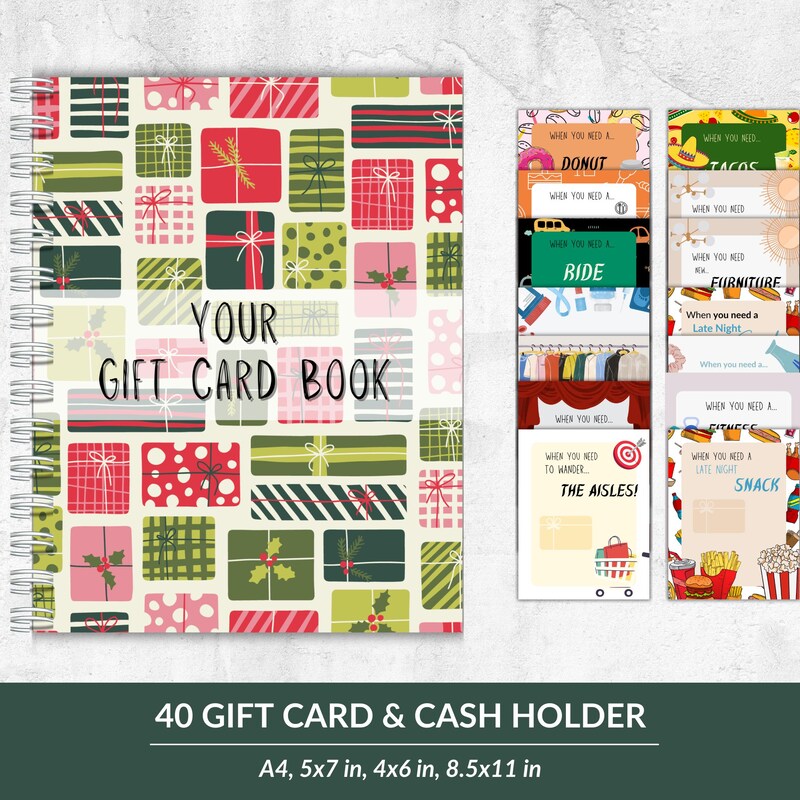 Gift Card Booklet - 60+ Gift Ideas for 2025