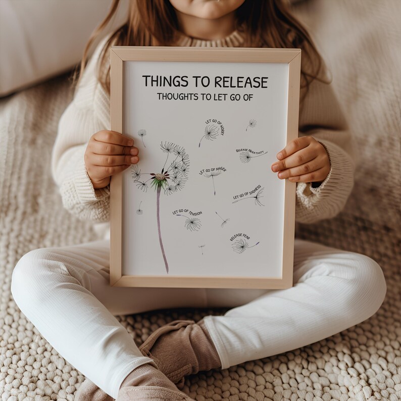 Coping Skills Poster Set of 6, Mental Health Bundle, Calming Corner ...