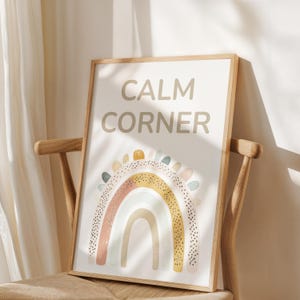 Calming Corner Poster, Calm Down Corner, Classroom Resource, Feelings ...