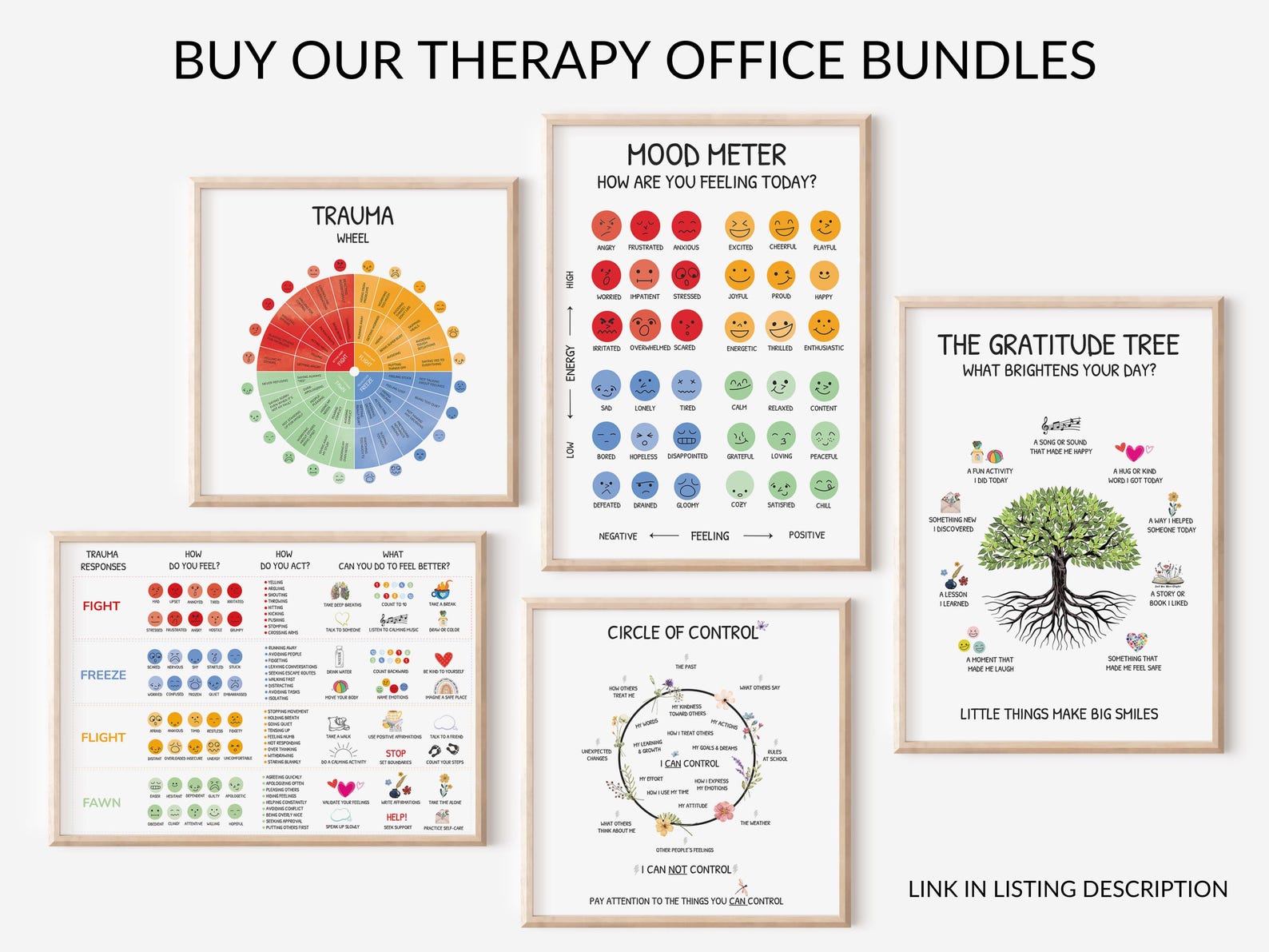 4F Trauma Personality Types, Trauma Responses, Emotions Poster, Calming ...