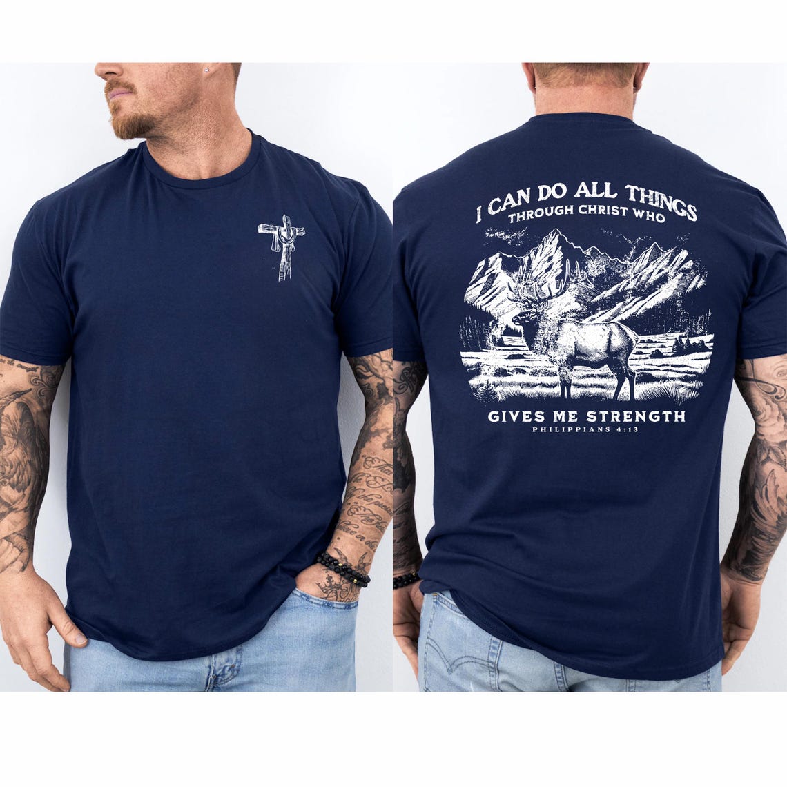 Christian Hunting Shirt Philippians 4:13, I Can Do All Things Through ...