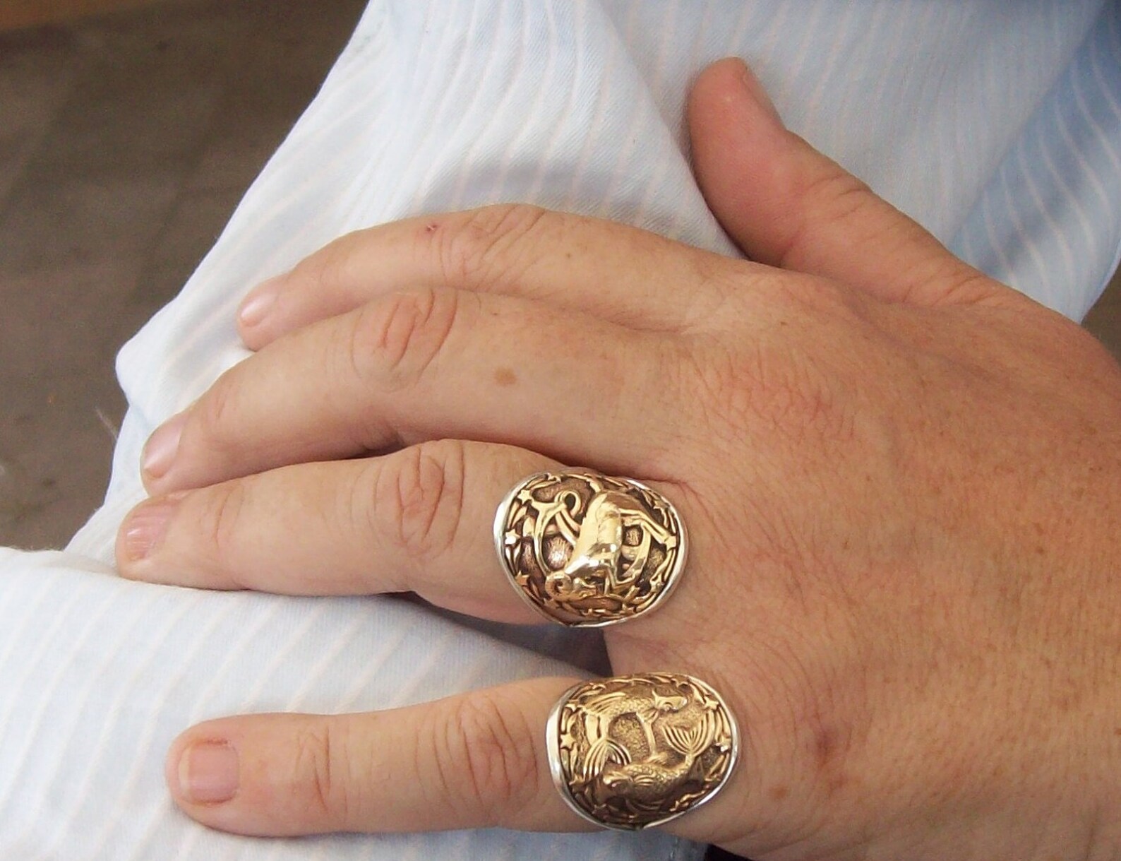 Airies.astrological,zodiac,birth Sign Ring Handmade in Sterling Silver ...