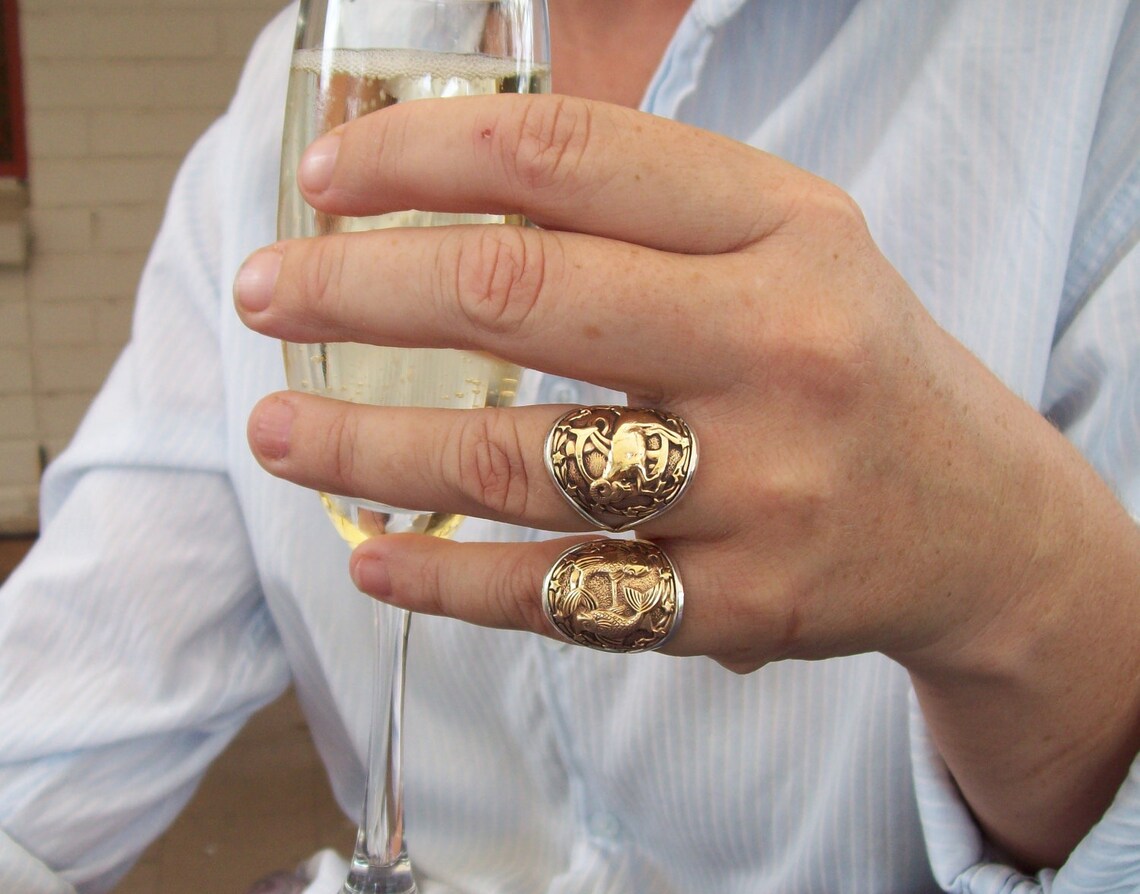 Scorpio.astrologicalzodiacbirth Sign Ring Handmade in - Etsy