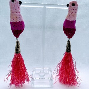 Tri Color Bird Earrings - Etsy