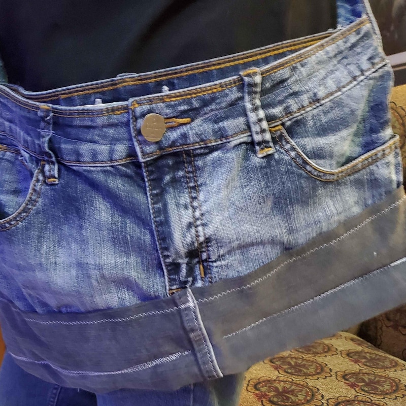 Blue Jean Purse - Etsy
