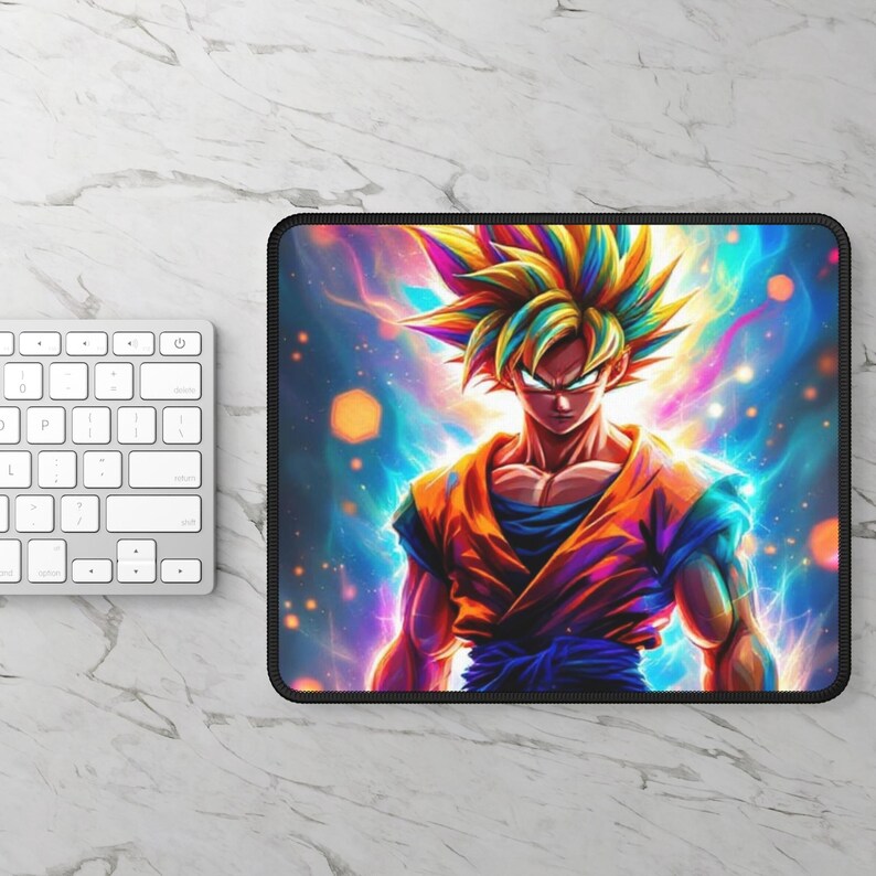 Goku Gaming Mouse Pad, Anime Mouse Mat for Gamers, Desk Decor for ...