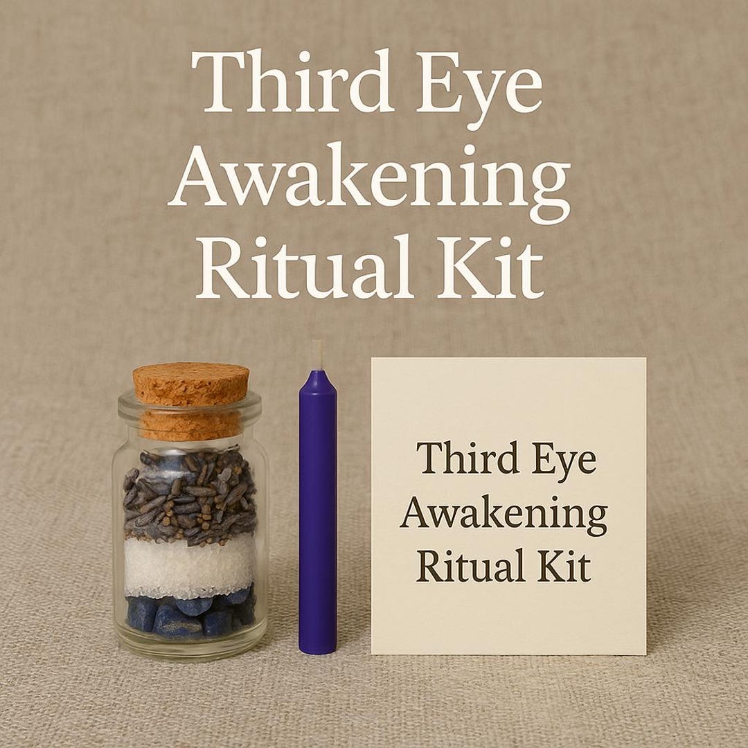 Third Eye Awakening Ritual Kit – Clarity & Intuition Spell Jar - Etsy