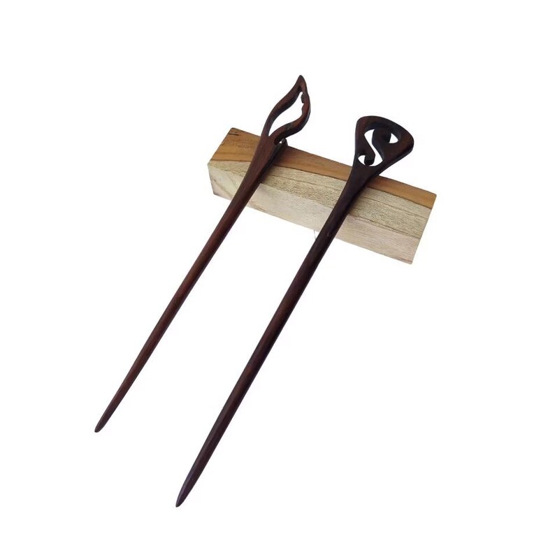 Rosewood Hair Stick - Etsy