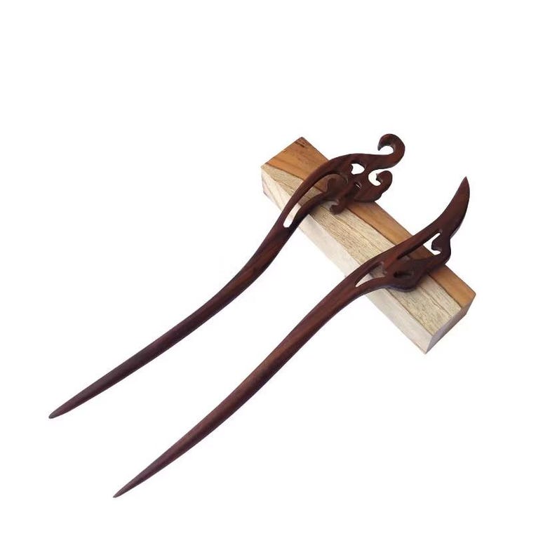 Rosewood Hair Stick - Etsy