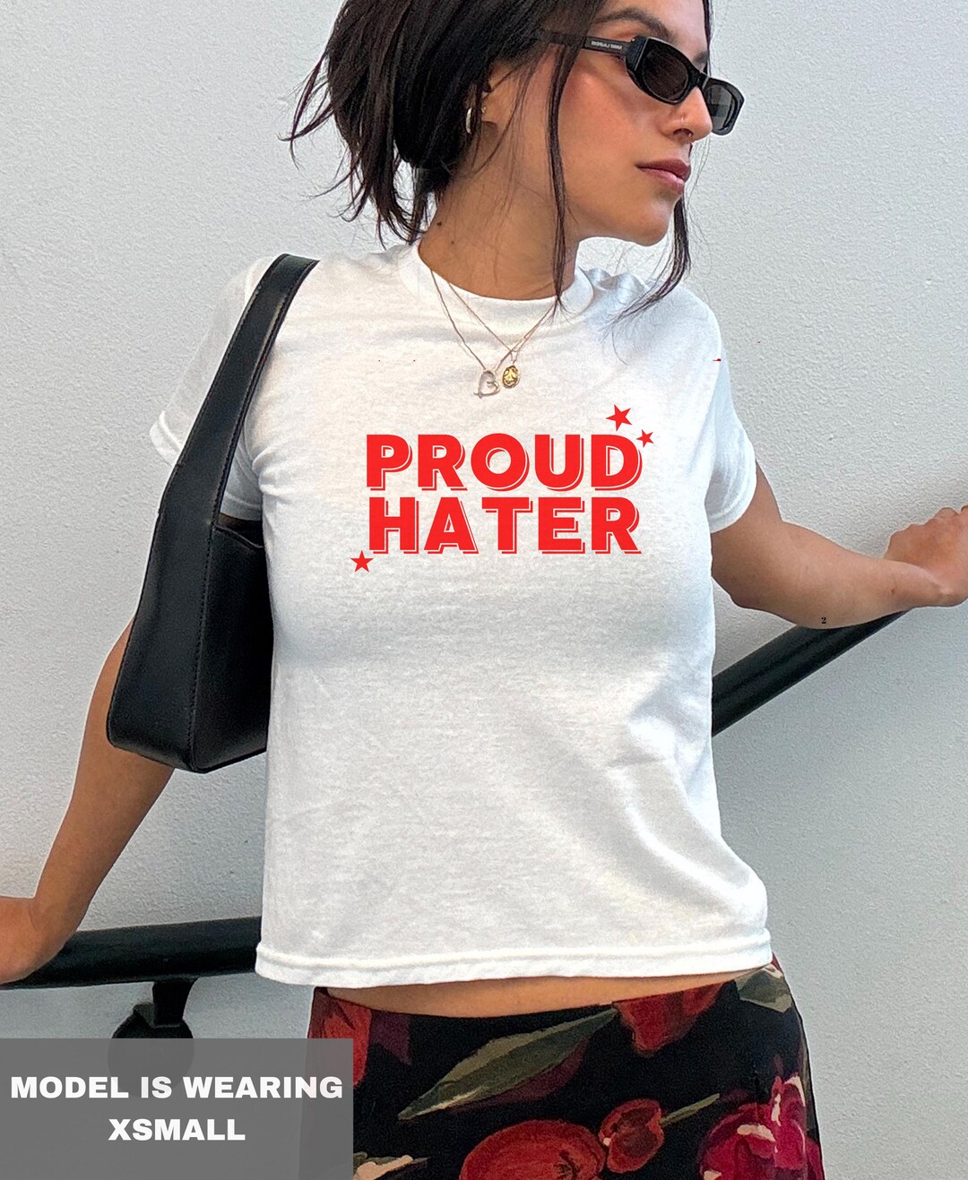 Proud Hater Y2K Baby Tee - Funny Graphic Unisex T-shirt - Etsy UK