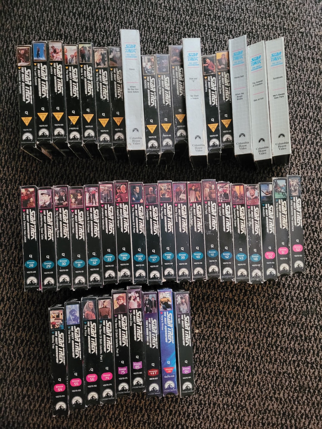 Star Trek the Next Generation VHS Tapes - Etsy