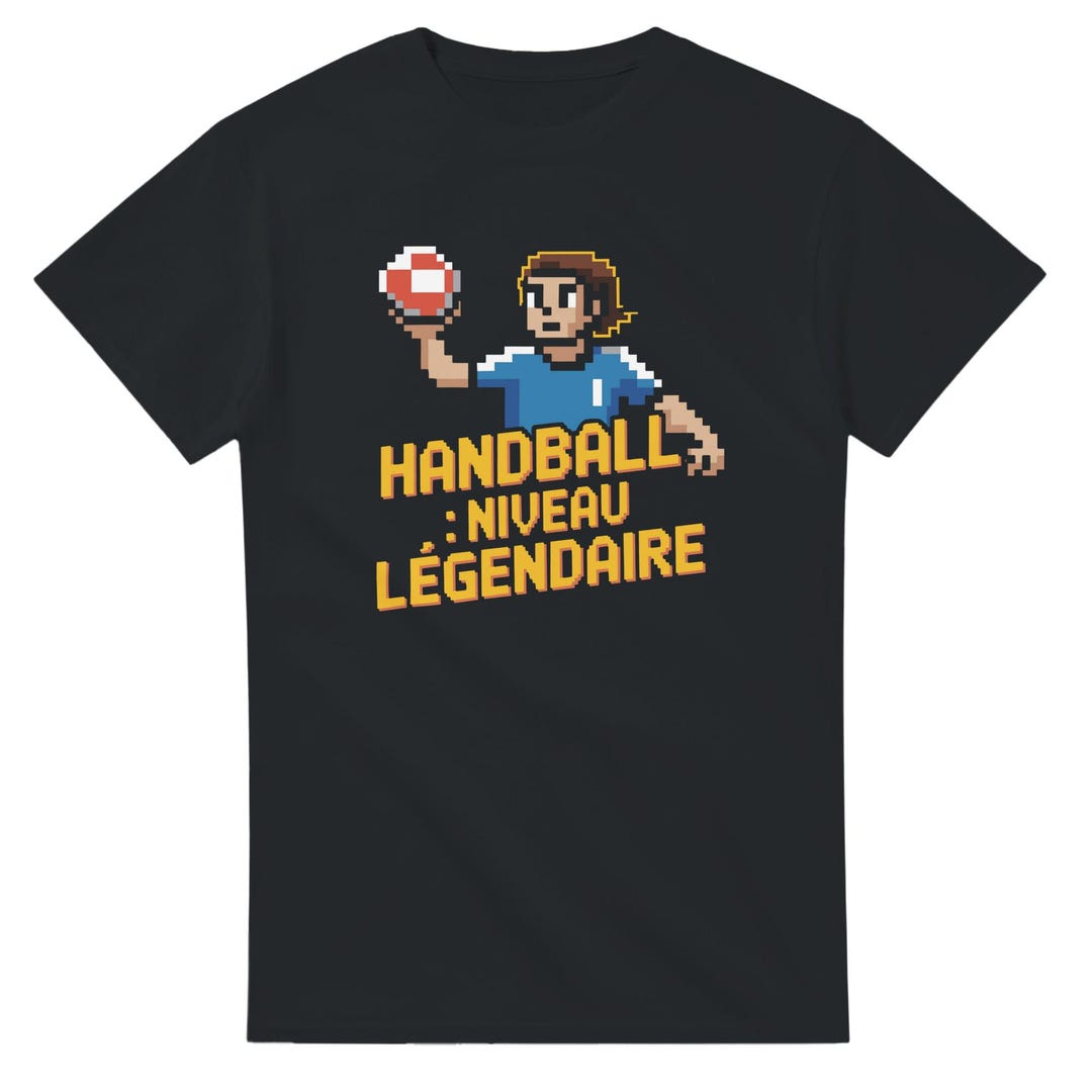 Legendary Level Handball T-shirt - Men's Humor T-shirt - Funny Men's ...