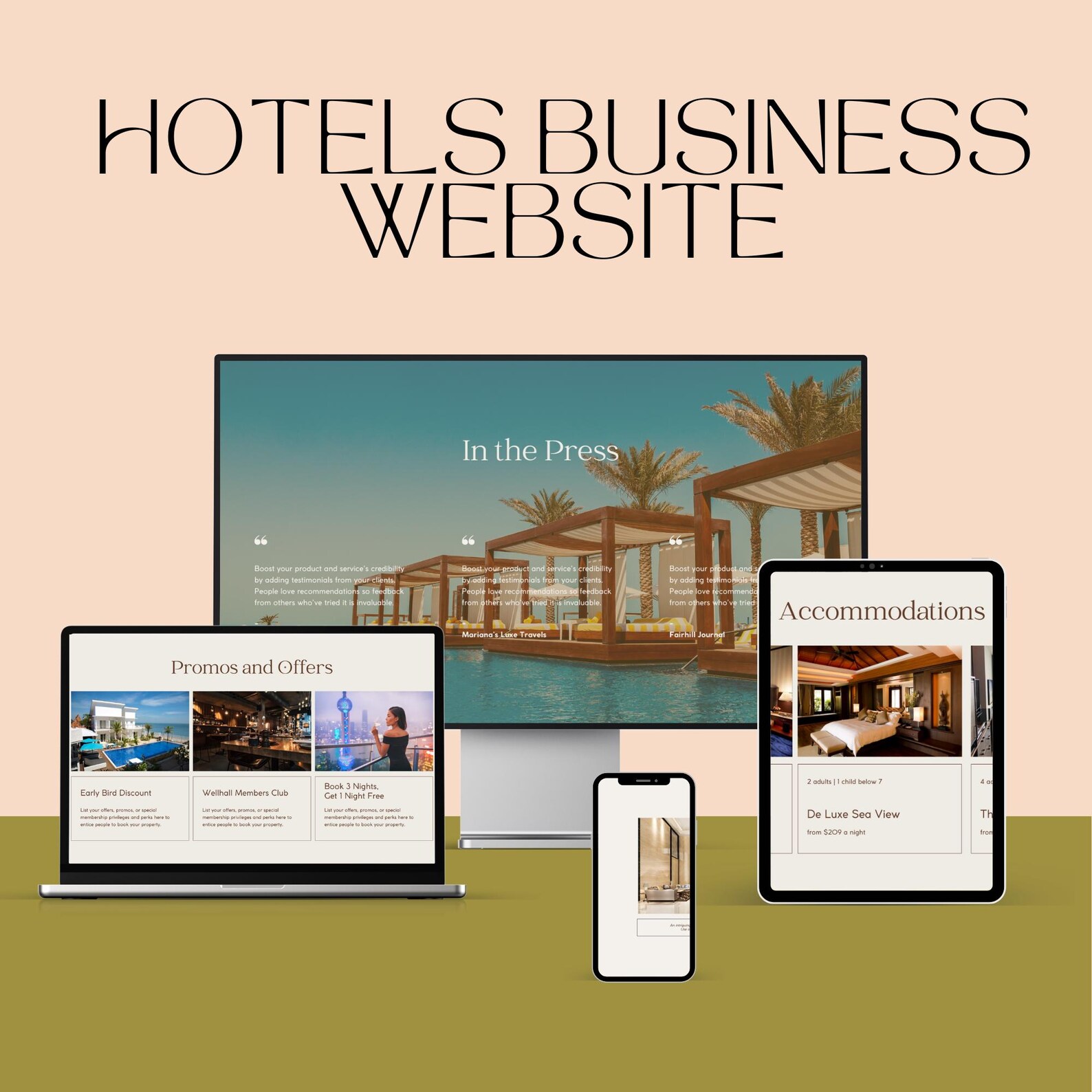 Website Template Designer - Etsy