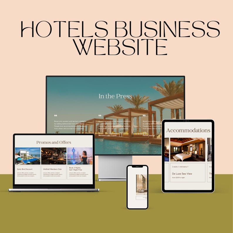 Website Template Designer - Etsy