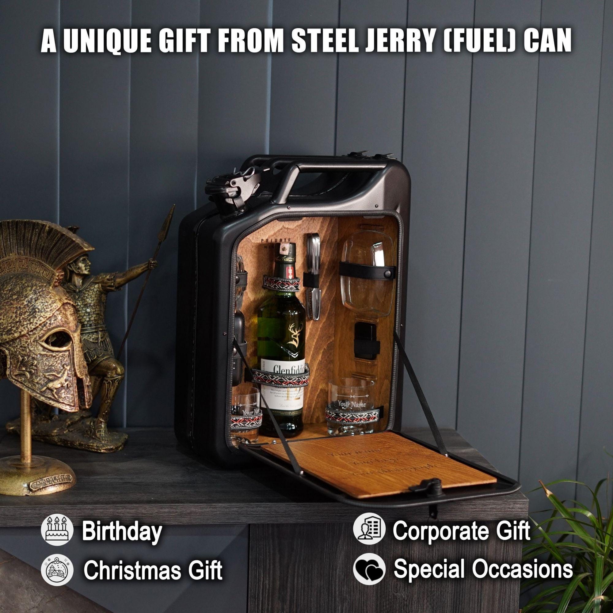 Custom Steel Jerry Can Minibar, Handmade Whiskey Concept, Wall Hang ...