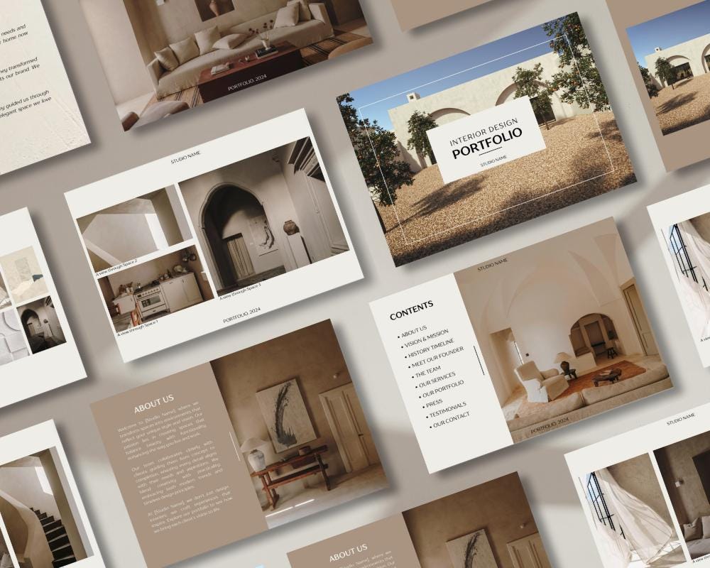 Interior Design Portfolio, Client Presentation & Portfolio Design ...