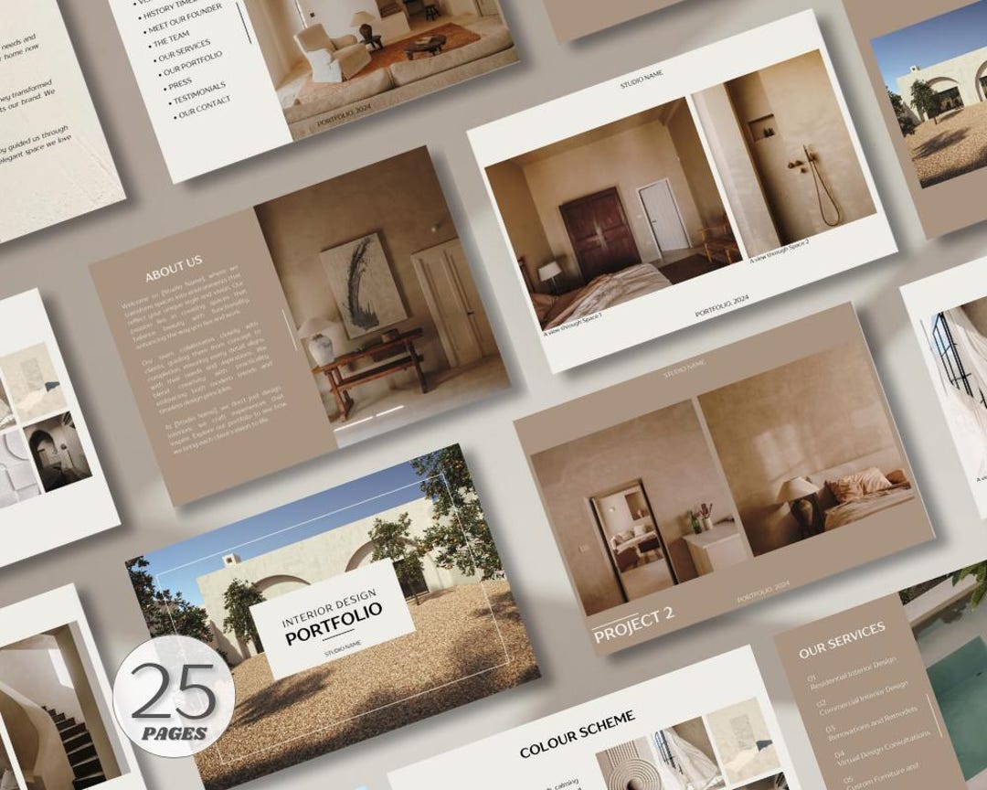 Interior Design Portfolio, Client Presentation & Portfolio Design ...