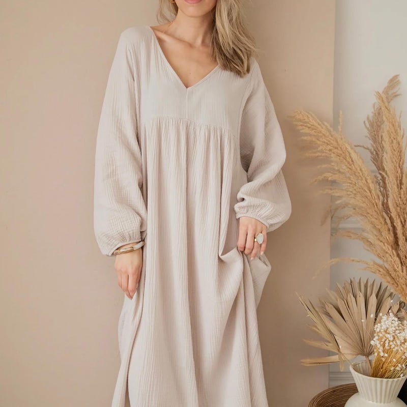 Muslin Dress Women - Etsy