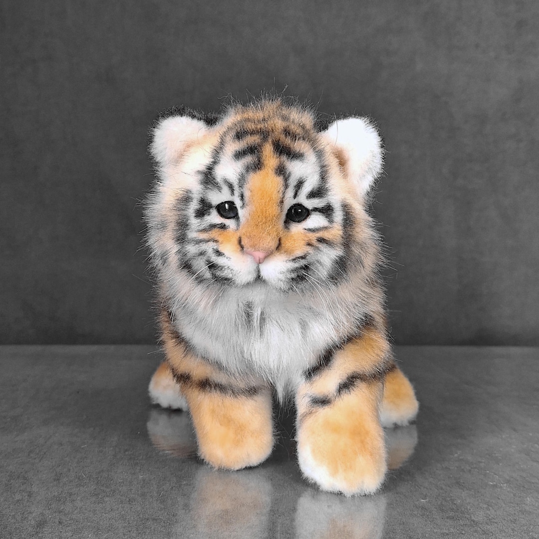 Realistic Toy Tiger Cub Plush Mobile Toy - Etsy