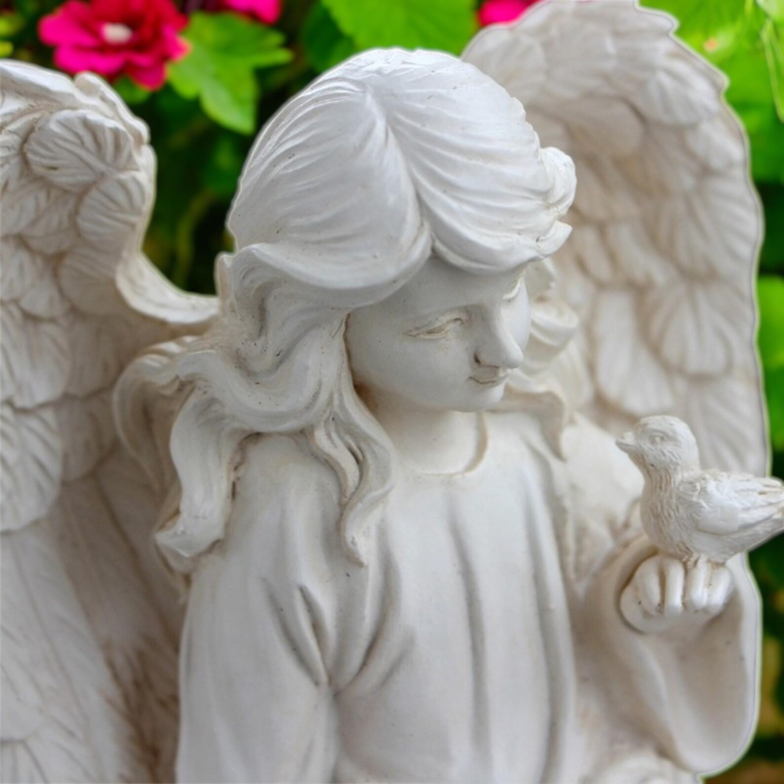 Hand Carved Small Praying Angel Statue | Spiritual Mini Angel Figurine ...