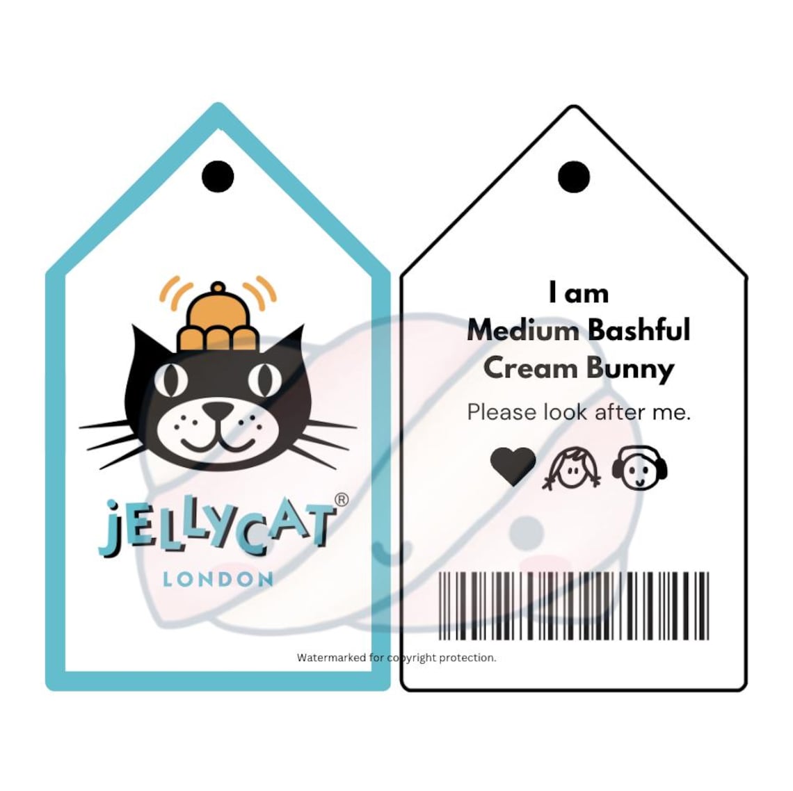 Jellycat Label Tag Last Minute Halloween Costume Idea: Jellycat Bashful Bunny New Trend Plushie ...