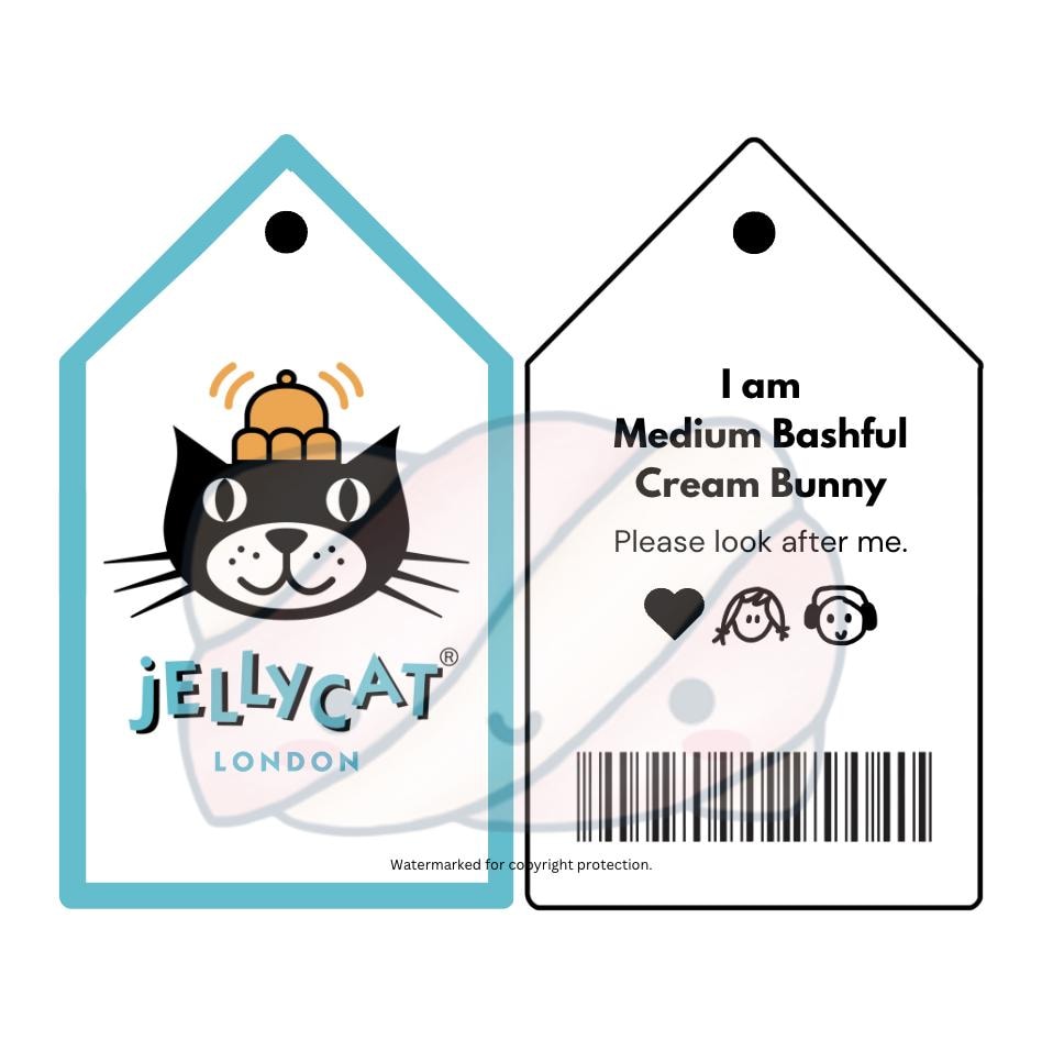 Jellycat Label Tag Last Minute Halloween Costume Idea: Jellycat Bashful ...
