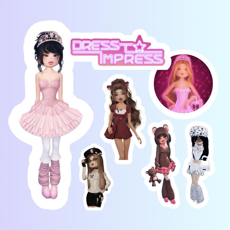 Dress Stickers - Etsy