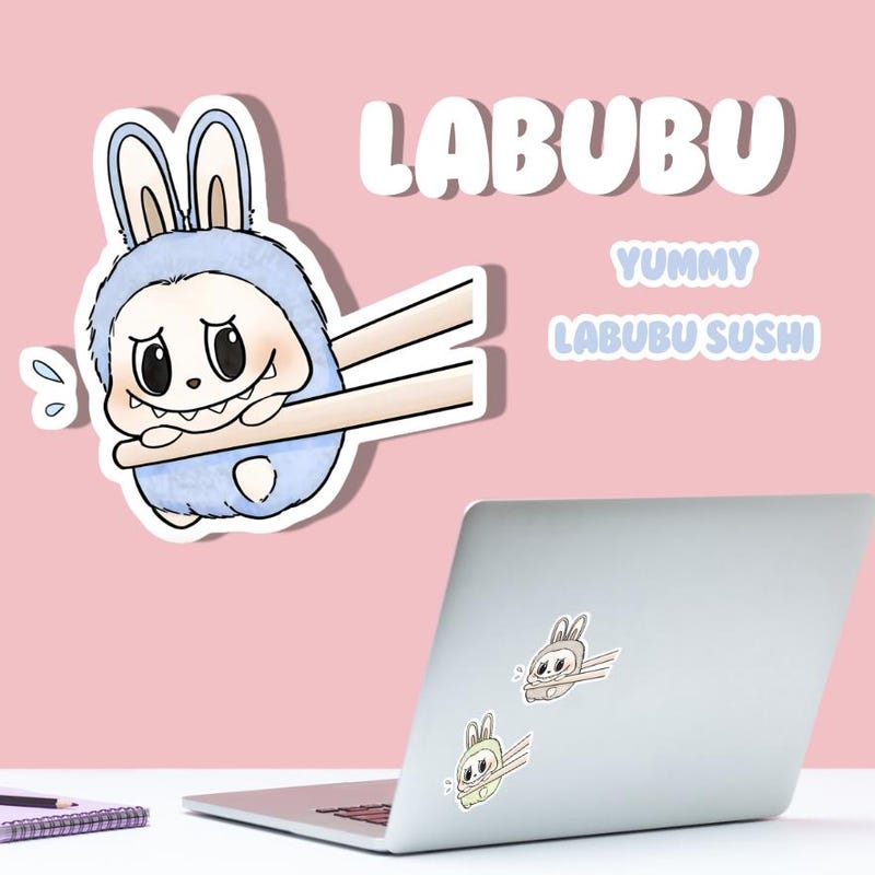 Labubu Stickers - Etsy