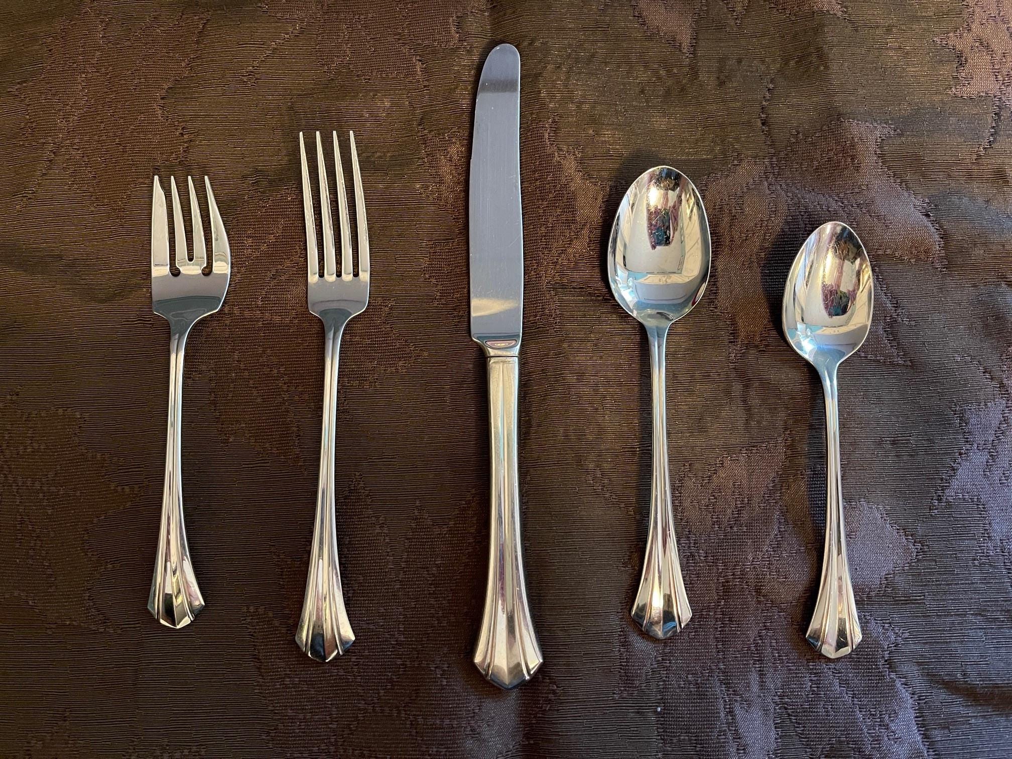 Discontinued Oneida Flatware Pattern - Rushmore - Etsy