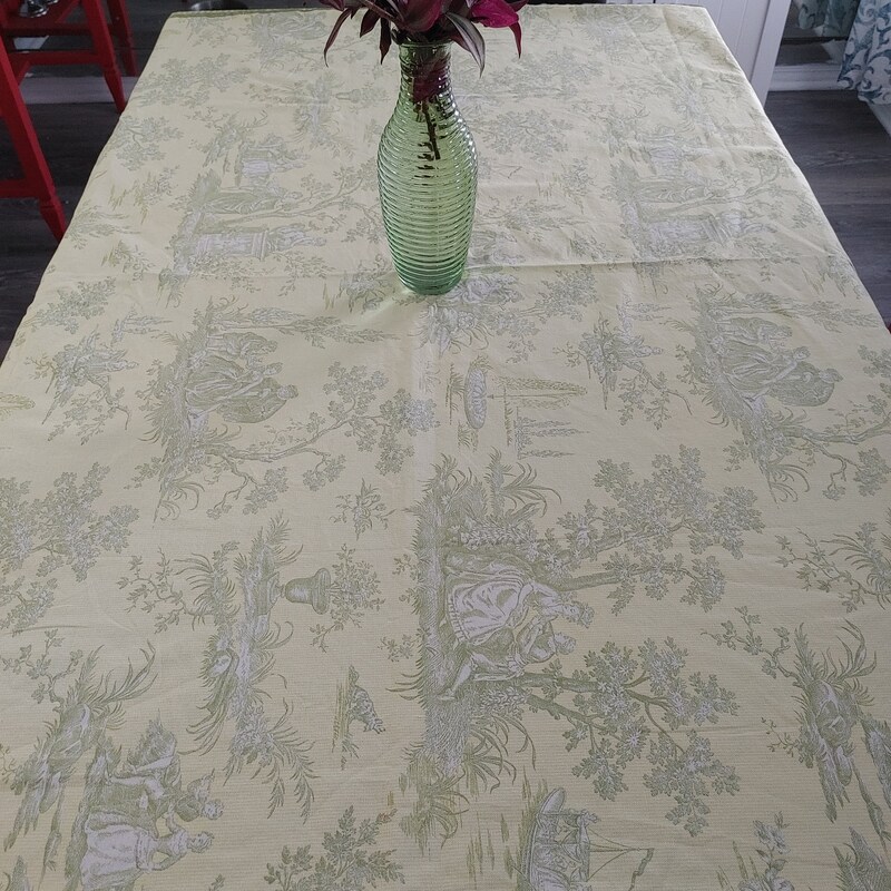 Toile Tablecloth - Etsy