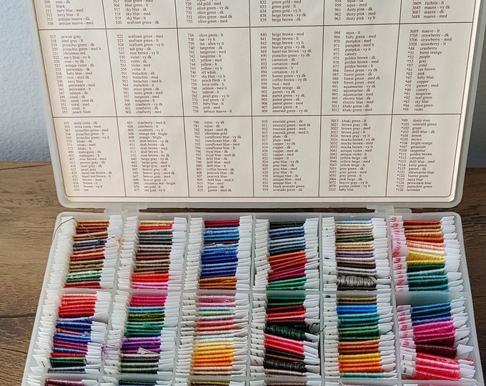 Vintage Color Your World Beautiful Embroidery Floss Collection ...