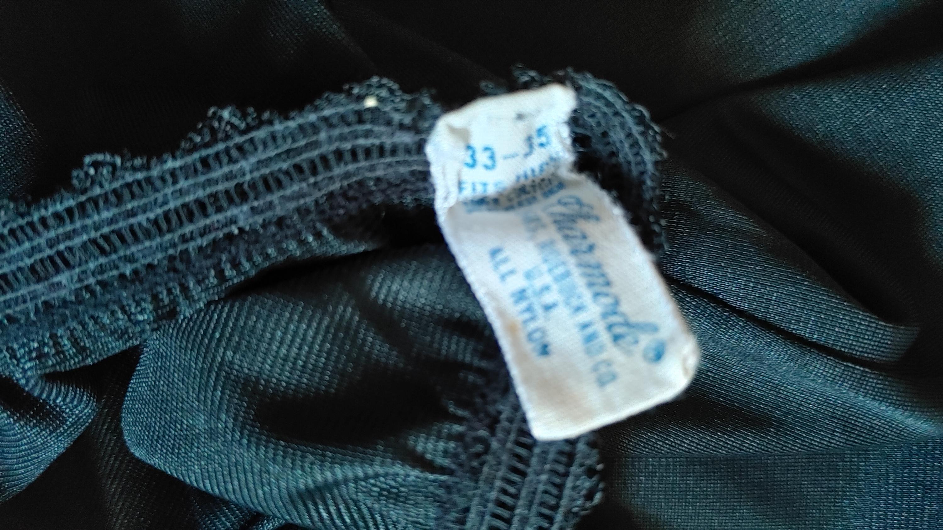 Vintage Charmode Pettipants Bloomers Black Lace Accents Size 33 - 35 ...