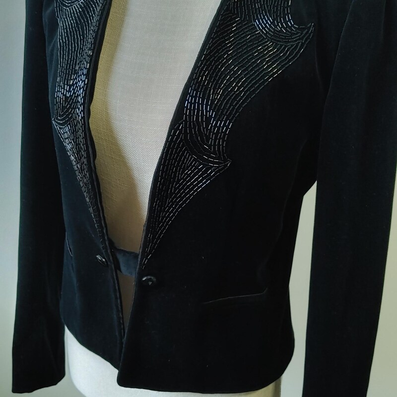 Velvet Beaded Jacket - Etsy